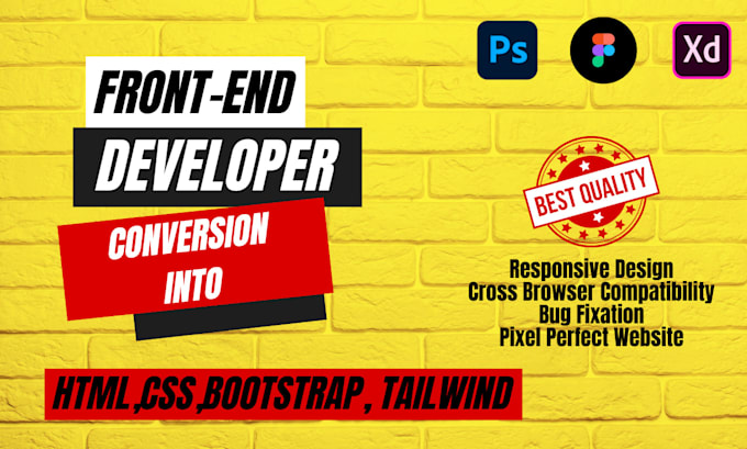 Covert Psd Figma Xd To Html Css3 And Bootstrap5 Website By Nahal