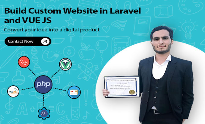 Do Full Stack Web Development Php Laravel Vue Js Rest Api By Adeelamir