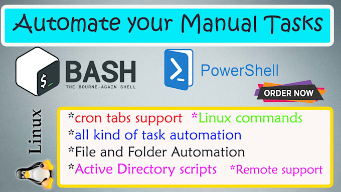 Do Linux Bash And Powershell Scripts For Your Requirements By