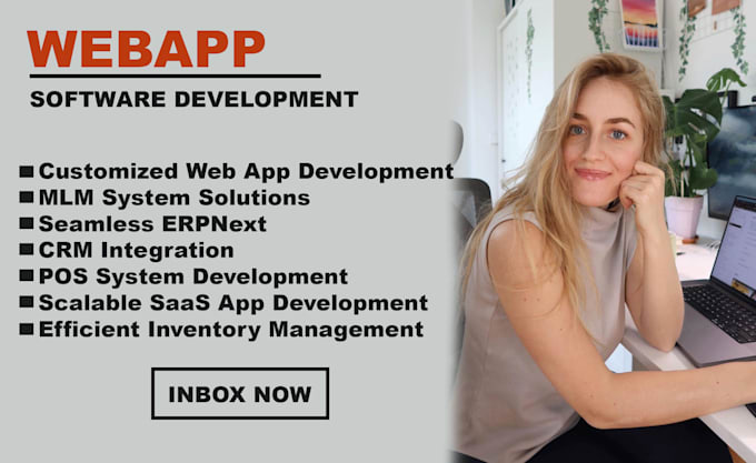Web App Software Developer Mlm System Erpnext Crm Pos Saas App