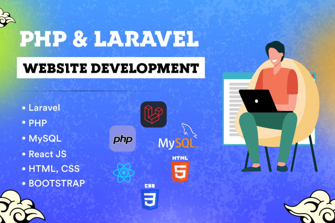 Develop A Website Using Php Laravel Html React Js Mysql By Zouhair