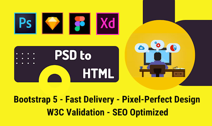 Convert Psd To Html Figma To Html Css Responsive Website By