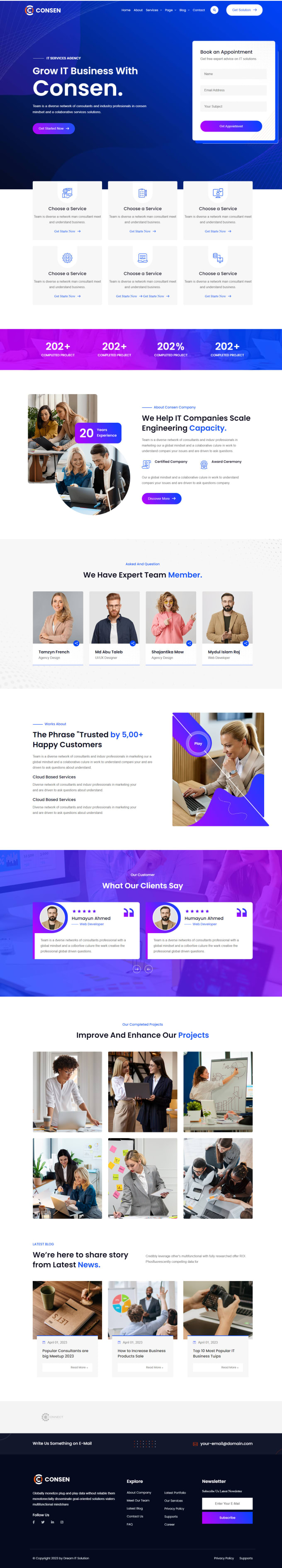 Write Html Css Bootstrap Javascript And Responsive Websites By