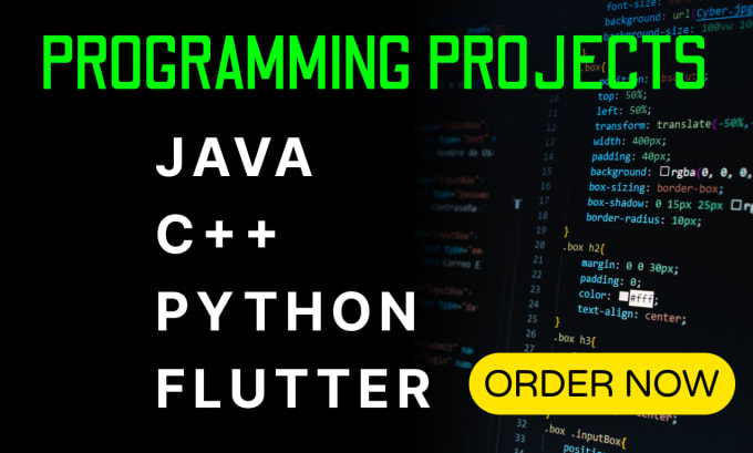 Help You In C Cpp Python Flutter And Java Programming Projects By