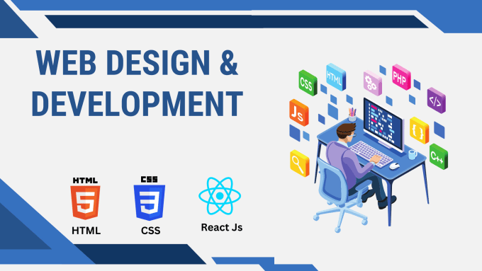 Be Your Frontend Developer Using Html Css React Js By Usman Ale