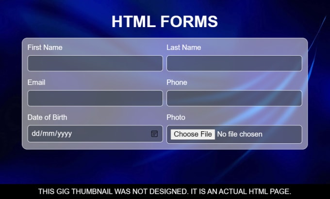 Create Custom Html Css Js Code Snippets Forms And Pages By Waqqas