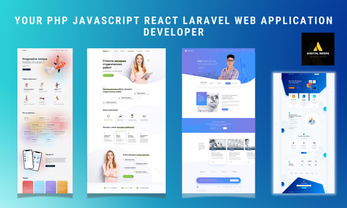 Be Your Php Javascript React Next Js Laravel Web Application Developer