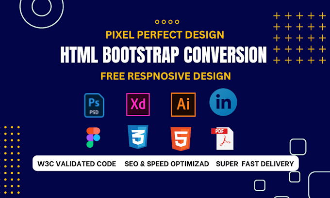 Convert Psd Figma Xd To Html Css Bootstrap5 Responsive Website By Munny