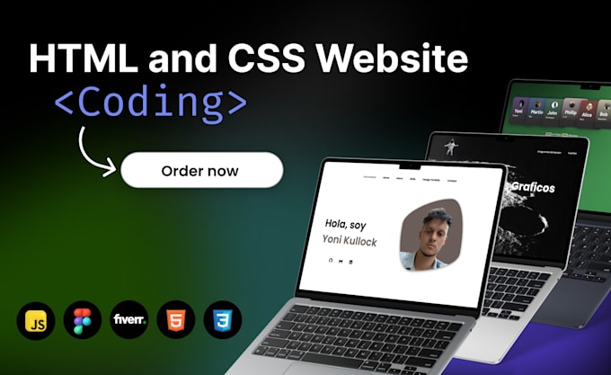 Convert Psd Figma To Responsive Html Css Website By Yonikullock Fiverr