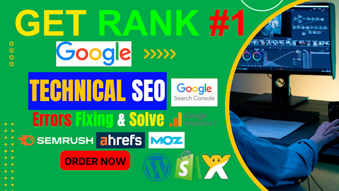Fix Search Console Semrush Ahrefs Moz Technical Seo Errors And Indexing