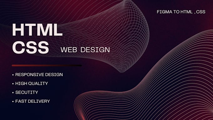 Do Html Css Web Design By Using Figma By Zainabfatima007 Fiverr