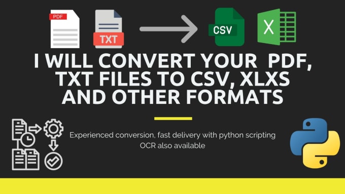 Convert Your Pdf To Other Formats By Scripting And Data Scraping Using