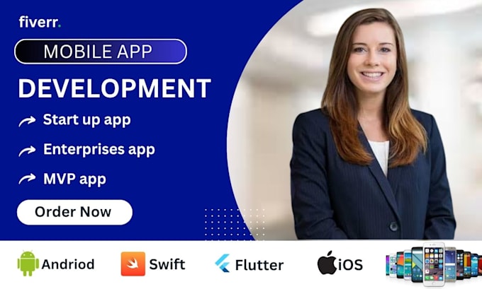 Do Ios And Android Mobile App Development Using Flutter By Kyreehouston