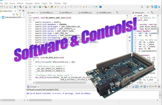 Write Control Software For Your Microcontroller Arduino Stm32 Esp32 By