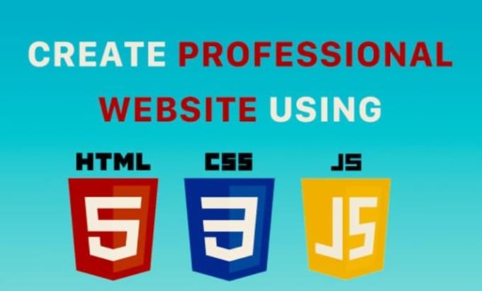 Create Responsive Websites In Html Css Javascript React Nodejs By