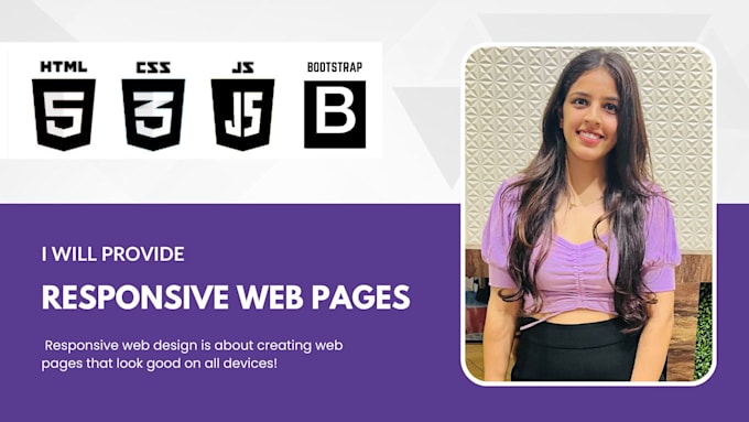 Convert Figma To Responsive Html Css Bootstrap Webpage By Manalibadala