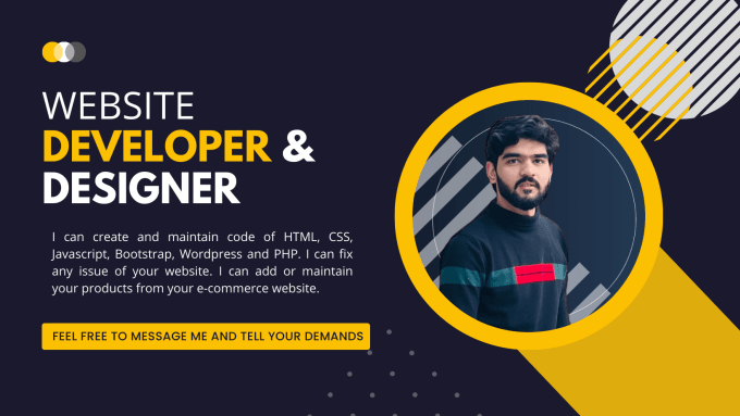Design Professional Website Using Html Css Javascript Bootstrap By