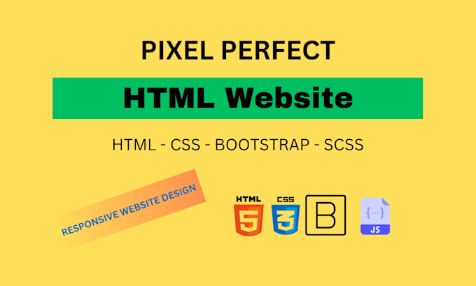 Design Html Css Js Responsive Website With Bootstrap By Webmasson Fiverr