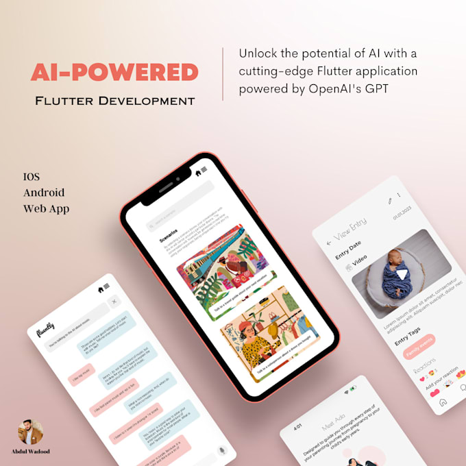 Develop An Ai Powered Flutter Application Using Open Ai Gpt By Abdul Wadud Fiverr