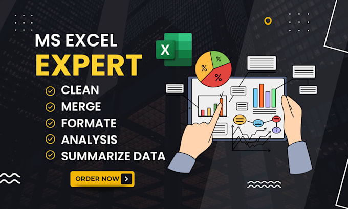 Separate Clean Merge Format Summarize Analysis The Data In Ms Excel By Inam Fiverr