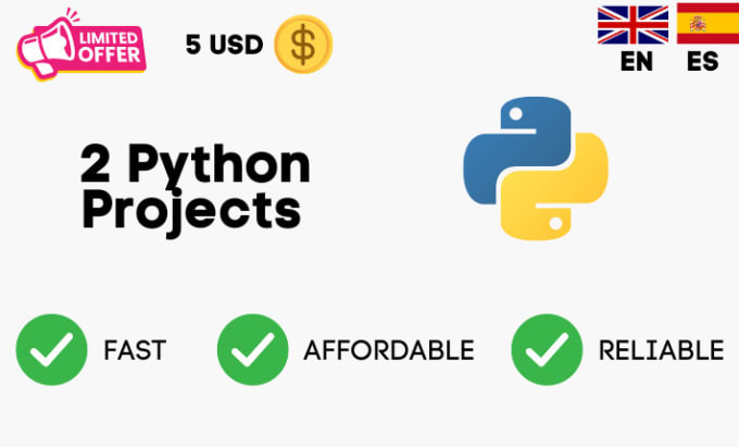 Do 2 Python Programming Projects By Luismigueel Fiverr