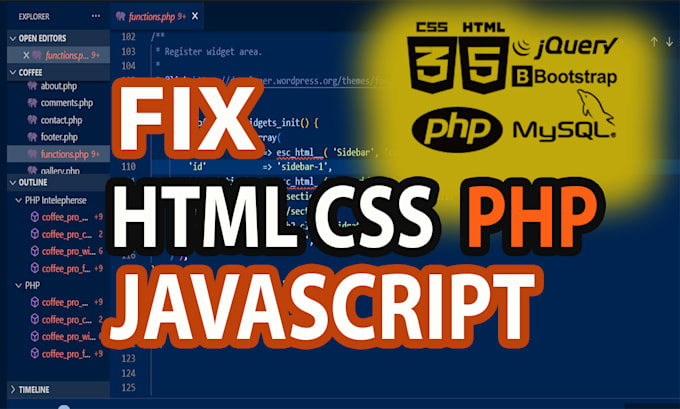 Fix Html Css Javascript Php Wordpress Js Laravel Bugs In Website By