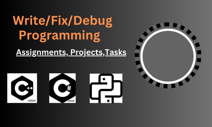 Do C Cpp C Sharp Python Programming Assignments And Projects By