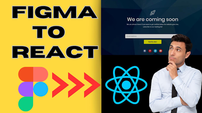 Convert Figma Design To React Js Website Front End By Yeshpasi Fiverr