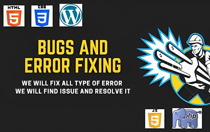 Expert Wordpress And Mern Stack Developer Fixing Bugs In Html Css Php