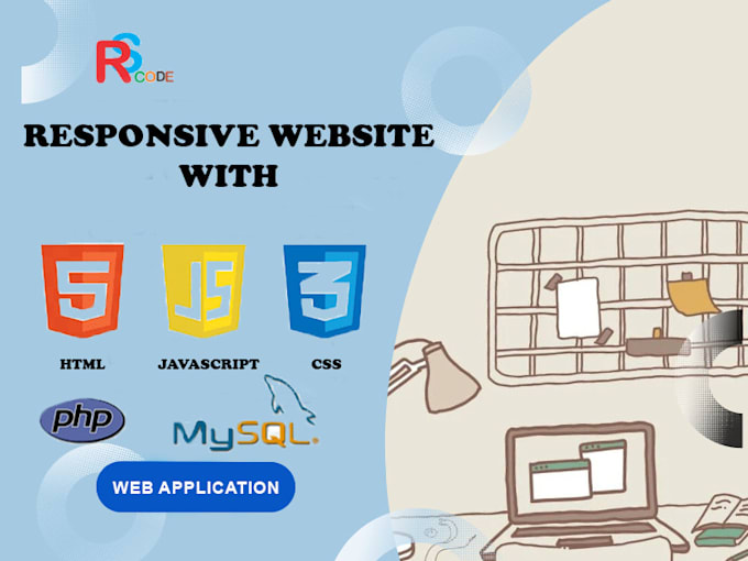 Create Responsive Websites In Html Css Javascript Nodejs And Php By
