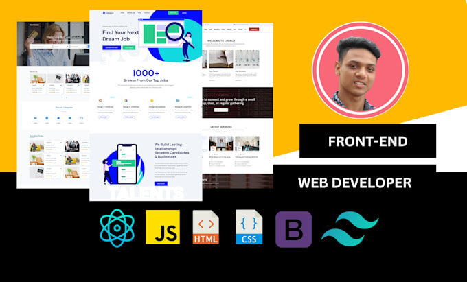 Do Best Frontend Web Development In React Js Javascript Html And Css