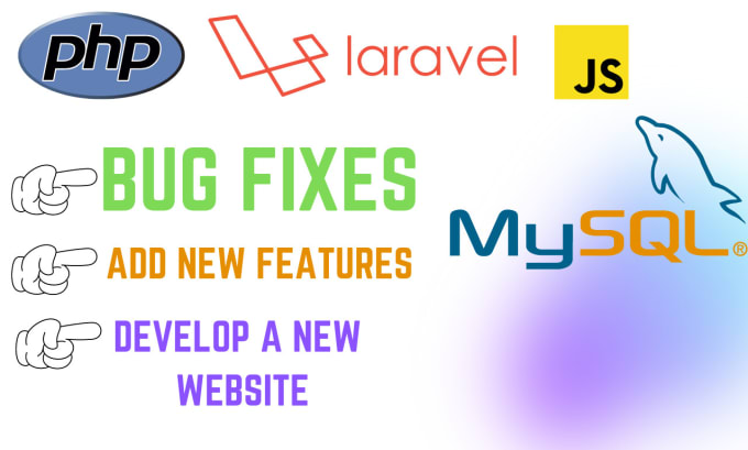 Fix Bugs In Php Mysql Laravel Js Nodejs Reactjs Website By
