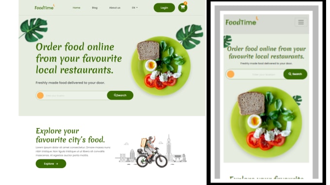 Create Responsive Website Using Html Css Bootstrap Js By