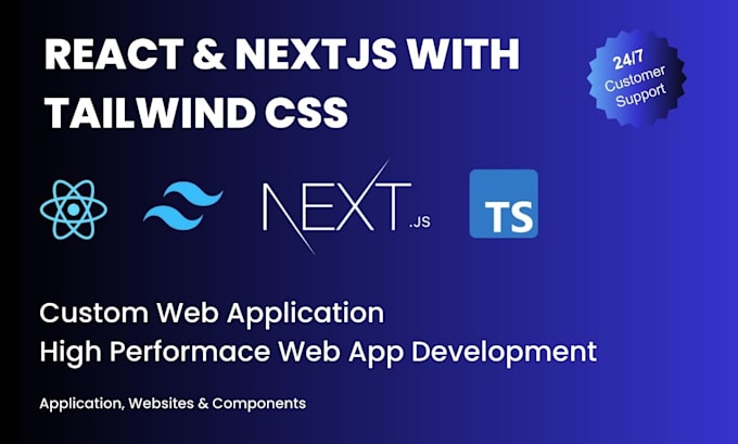 Develop React Js Next Js Websites With Tailwind Css As A Full Stack