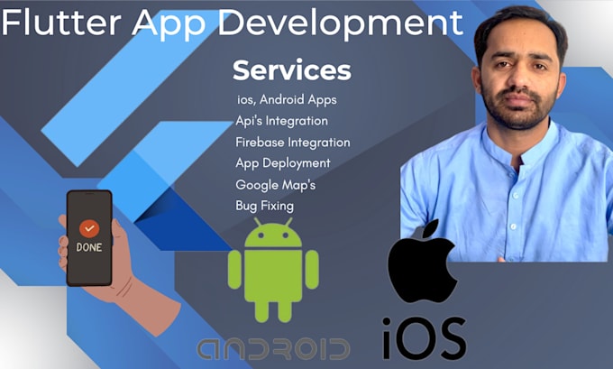 Do Custom Mobile App Development In Flutter For Ios And Android By