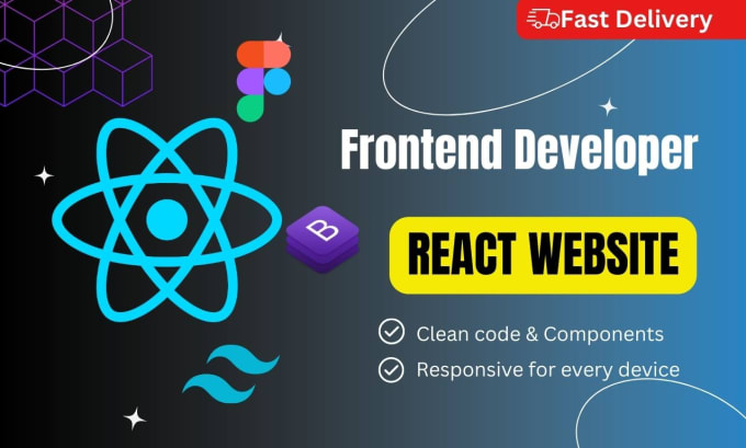 Be Your Frontend Developer Using React Next Js Tailwind Css Or