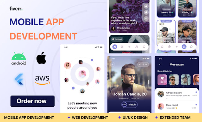 Develop Mobile Apps For Ios Android Using Flutter By Kaival750 Fiverr