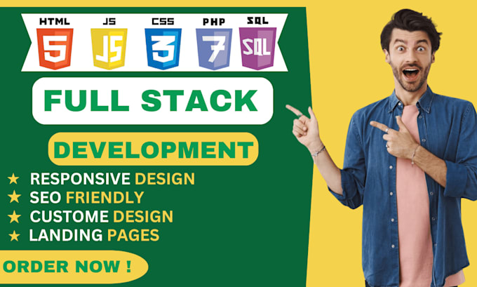 Your Full Stack Web Developer In Php Mysql Javascript Html Css By