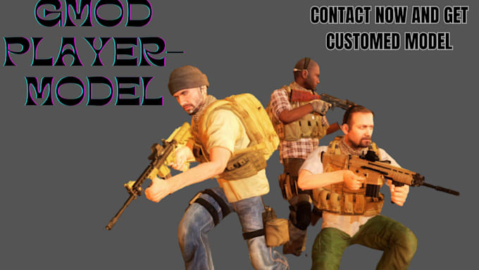 Create Gmod 3d Character Playermodel For Gmod Sfm Vrchat Vr