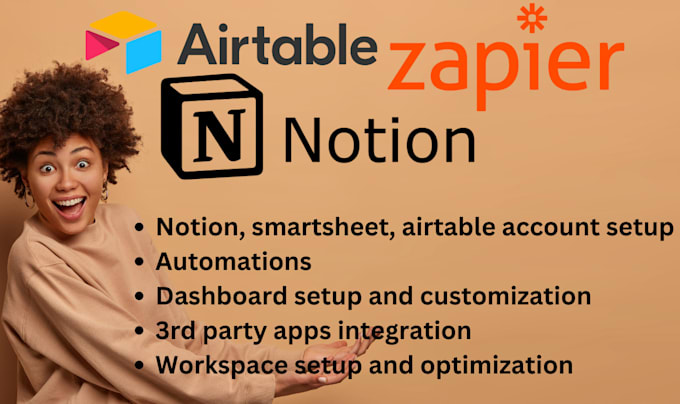 Setup Notion Workspace Notion Ai Website Smartsheet Airtable Zapier