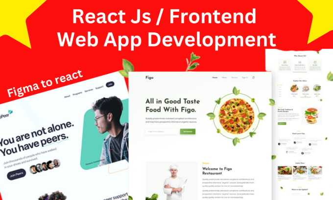 Do React Js React Developer Front End Developer Reactjs Figma To