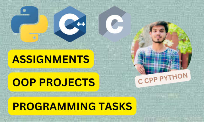 Do Your Oop Projects And Tasks In Cpp C Sharp Python C By Dev Awahab