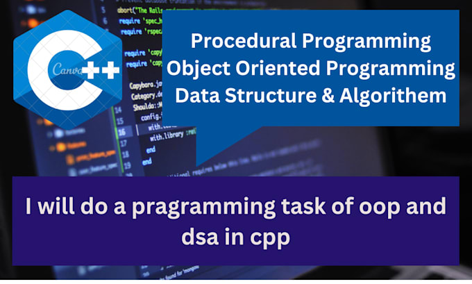 Do Programming Task Of Oop And Dsa In Cpp By Zns Programmer Fiverr