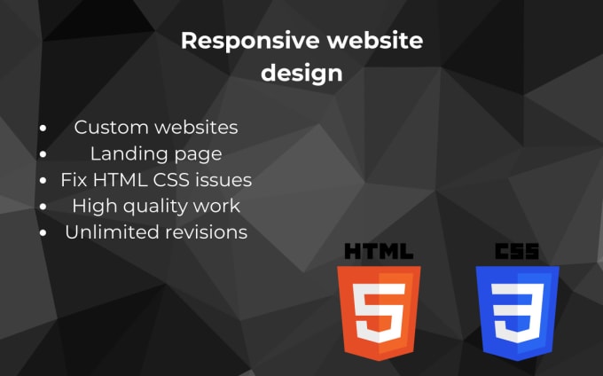 Design Html Css Responsive Websites By Samsam775 Fiverr