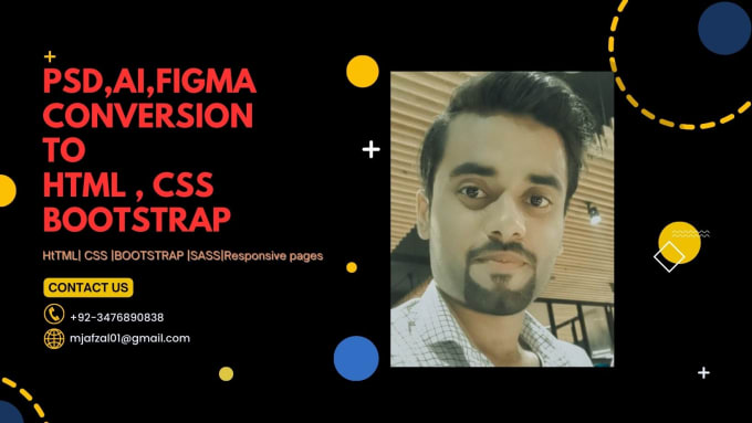 Convert Psd Ai Figma Design To Responsive Page Useing Html And