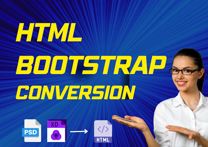 Convert Figma Xd Psd Into Html And Css Bootstrap Responsive Websites