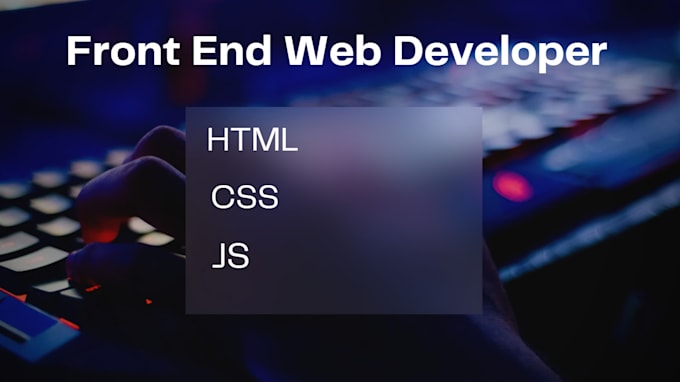 Be Your Front End Web Developer And Redesigner By Chandali757 Fiverr