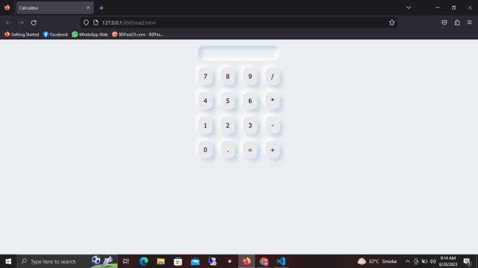 Create Responsive Calculator Web Application By Using Html Css And Java