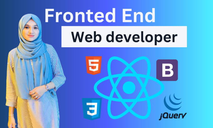 Be Your Front End Developer Using Html Css Bootstrap React Js And