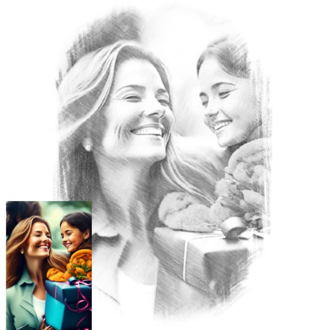 Convert Your Picture Into Pencil Sketch By Saadi7860 Fiverr
